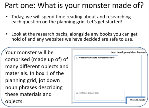 climate change, waste monsters | Teaching Resources