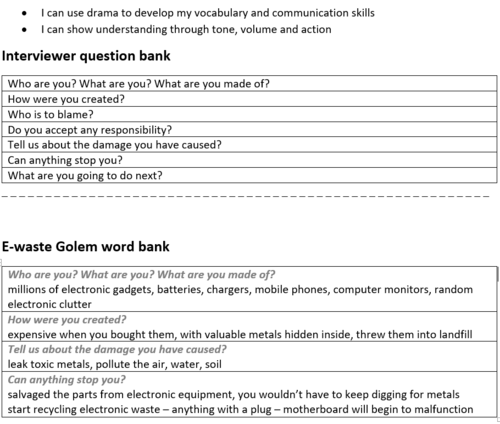 climate change, waste monsters | Teaching Resources
