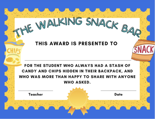 END OF YEAR AWARDS-FUN EDITION | Teaching Resources