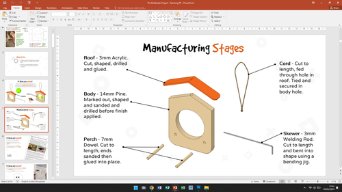 Bird Feeder Project - Design and Make - Orthographic Drawing - DT ...