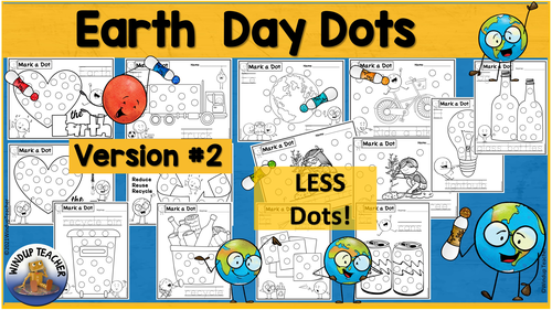 Earth Day Do-A-Dot Marker Activity - Spring Bingo Dot Dauber Worksheets ...