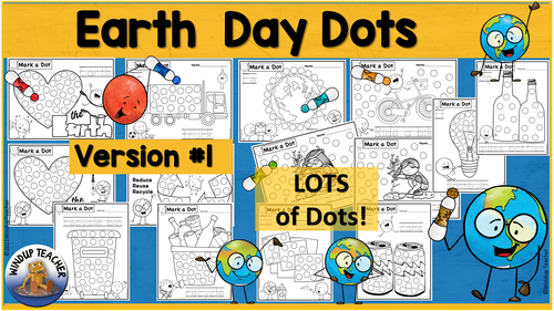 Earth Day Do-A-Dot Marker Activity - Spring Bingo Dot Dauber Worksheets ...