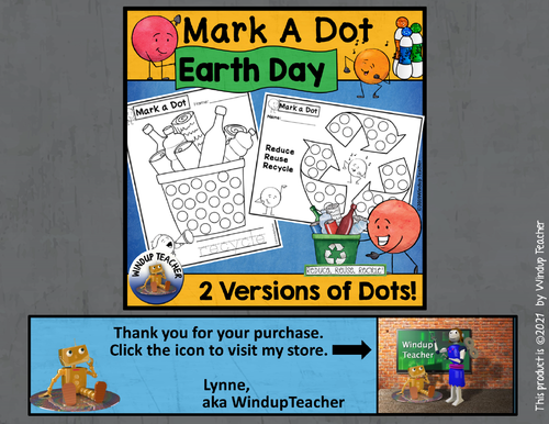 Earth Day Do-A-Dot Marker Activity - Spring Bingo Dot Dauber Worksheets ...