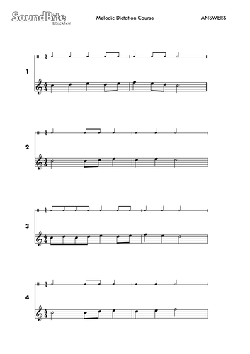 KS3 / GCSE Melodic Dictation Bundle | Teaching Resources