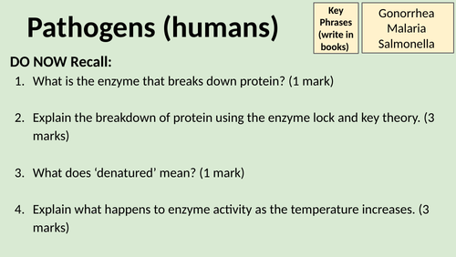 Pathogens and disease (HUMANS): GCSE Infection and Response | Teaching ...