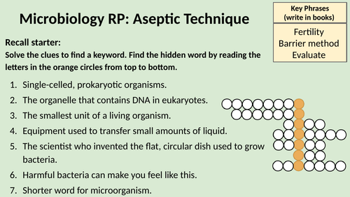 Microbiology Required Practical: GCSE Infection and Response | Teaching ...
