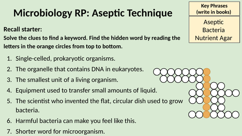 Microbiology Required Practical: GCSE Infection and Response | Teaching ...