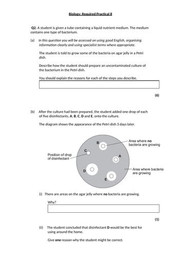 Microbiology RP Results: GCSE Cell Biology | Teaching Resources
