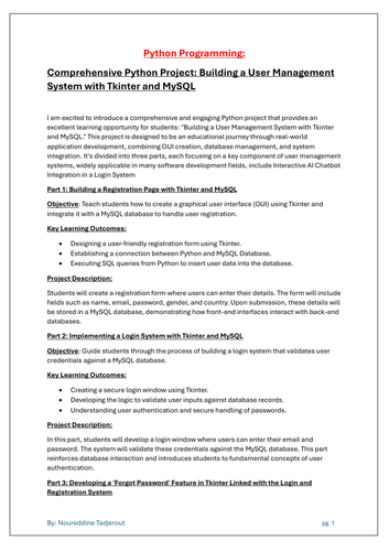 "IB DP IA: Python project Interactive User Management and Tkinter GUI ...