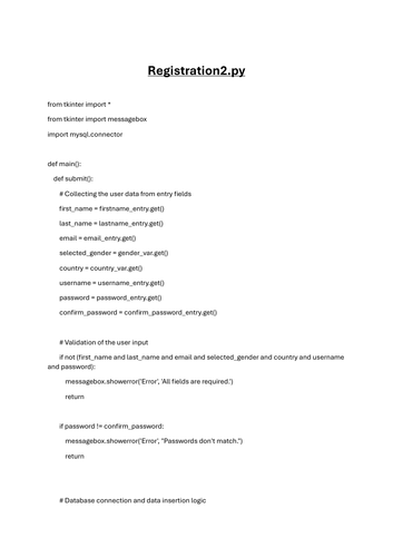 "IB DP IA: Python project Interactive User Management and Tkinter GUI ...