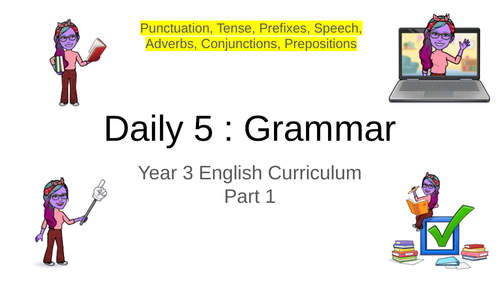 Grammar Starters Year 3 Daily 5 Part 1 | Teaching Resources