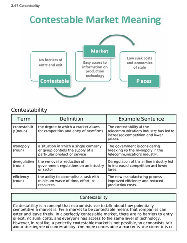 Contestability – Homework, Starter, Revision or Flipped Learning task ...