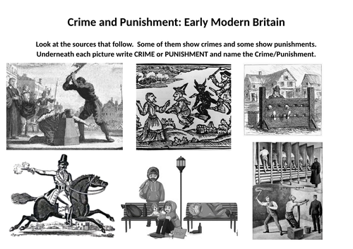 OCR Entry Level History: Crime and Punishment | Teaching Resources