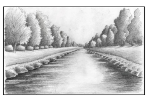 24 Different Vanishing Point Examples Pencil Sketches artwork for Art ...