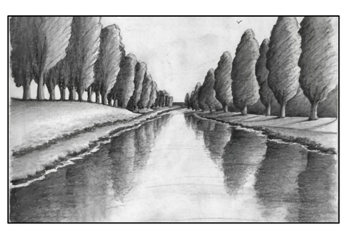 24 Different Vanishing Point Examples Pencil Sketches artwork for Art ...