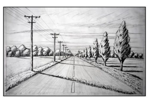 24 Different Vanishing Point Examples Pencil Sketches artwork for Art ...
