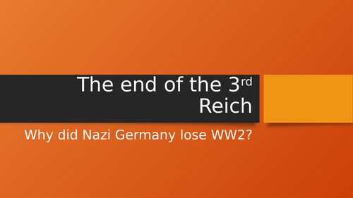 Reasons Germany lost WW2 - Germany Part 4 - IGCSE History – Paper 1 ...