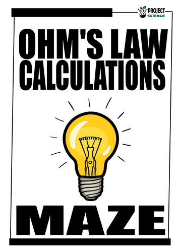 Ohm's Law Calculations Maze | Teaching Resources