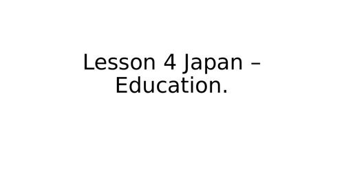 Geography Year 9 - Japan scheme of work. | Teaching Resources