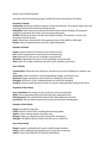 Science reading comprehension worksheets | Teaching Resources