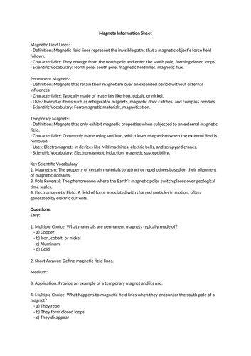 Science reading comprehension worksheets | Teaching Resources