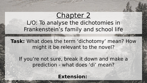 Frankenstein - Full Unit of Work - AQA GCSE Literature Paper 1 ...