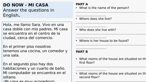 Viva 1 - mi ciudad / my town BUNDLE | Teaching Resources