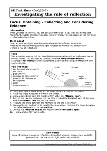 KS3 Year 8 science assessments | Teaching Resources
