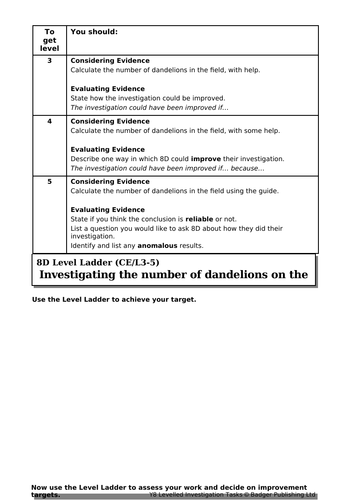 KS3 Year 8 science assessments | Teaching Resources