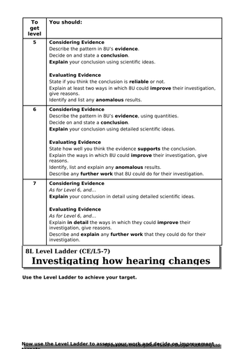 KS3 Year 8 science assessments | Teaching Resources