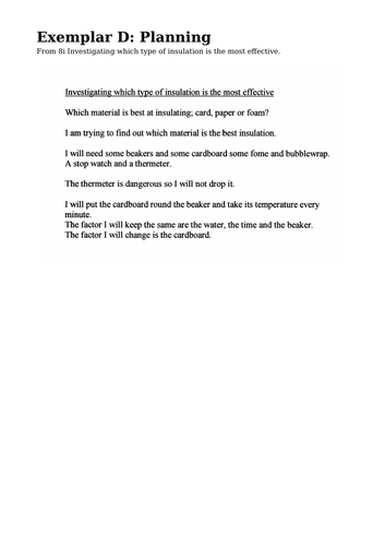 KS3 Year 8 science assessments | Teaching Resources