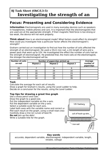 KS3 Year 8 science assessments | Teaching Resources