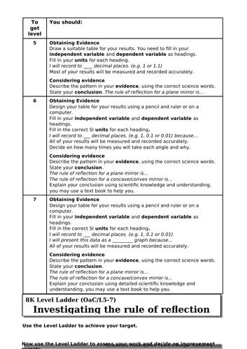 KS3 Year 8 science assessments | Teaching Resources
