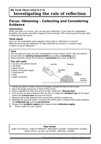 KS3 Year 8 science assessments | Teaching Resources