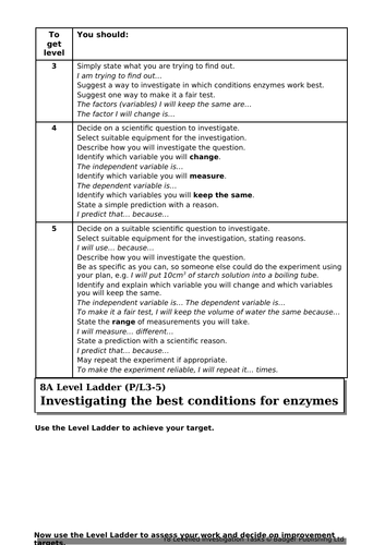 KS3 Year 8 science assessments | Teaching Resources