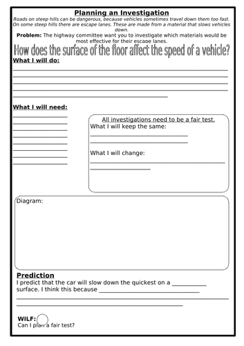 Science Year 4 Planning Friction Habitats Moving and Growing Liquids ...