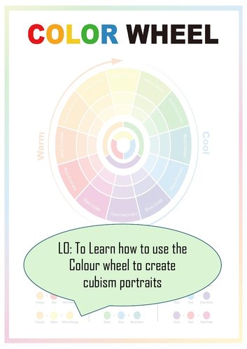 Art & Design cover activity booklet printable Colour, Portraits ...