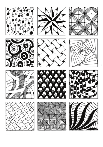 Zentangle Letters- Design a Zentangle Letterform. | Teaching Resources