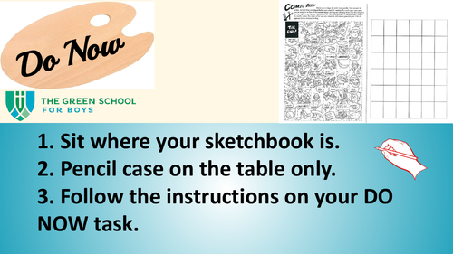 Drawing Comic Characters Art | Teaching Resources