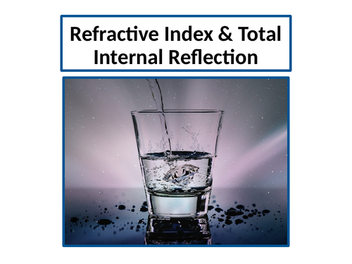 Refractive Index & Total Internal Reflection - A Level Physics ...