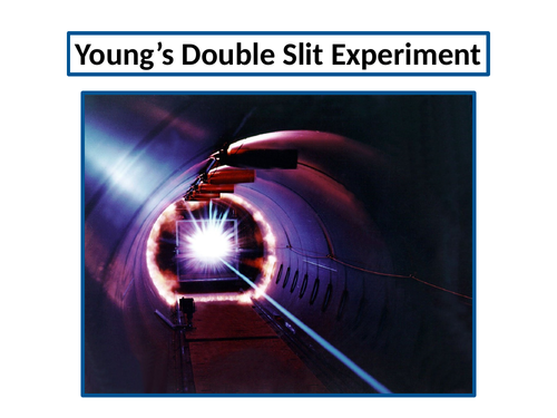 Young's Double-Slit Experiment - A Level Physics | Teaching Resources