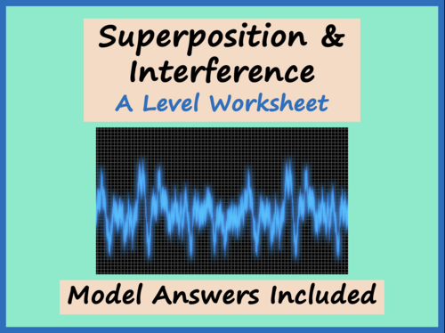 Superposition & Interference Worksheet - A Level Physics | Teaching Resources