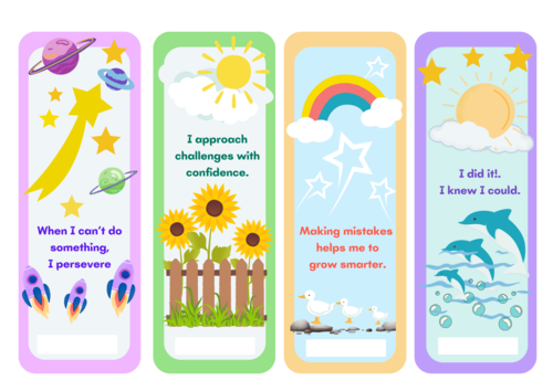 Motivational Growth Mind Set Bookmarks, PSHE, Reading, English ...