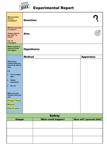 Scientific Report Writing Scaffold | Teaching Resources Scientific Report Writing Scaffold | Teaching Resources