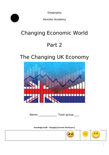Booklet for teaching Paper 2 GCSE Geography Changing Economic World ...
