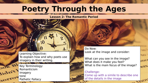 Poetry Lesson 2: Romanticism (Wordsworth) | Teaching Resources