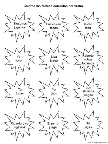 Jugar vs Tocar - To play in Spanish | Teaching Resources