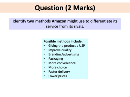 Using The Marketing Mix - GCSE (9-1) Business | Teaching Resources