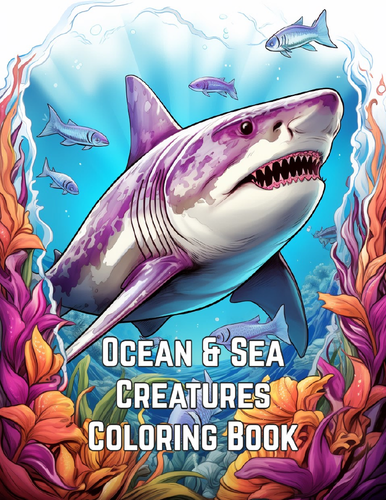 Ocean and Sea Creatures Coloring Book | Teaching Resources