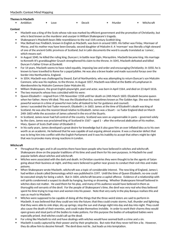 MacBeth | Teaching Resources